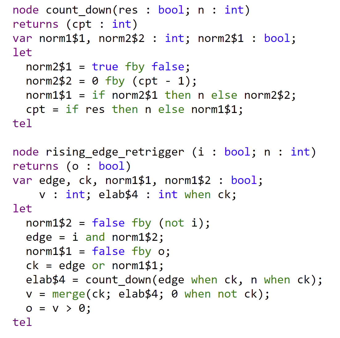 [EMSOFT 2021 Best Paper] Verified Lustre normalization with node ...